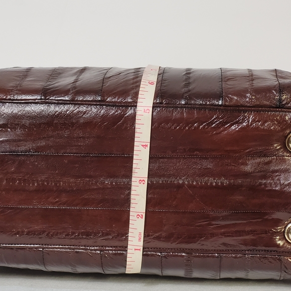 Bags | Genuine Eel Skin Handbag | Poshmark